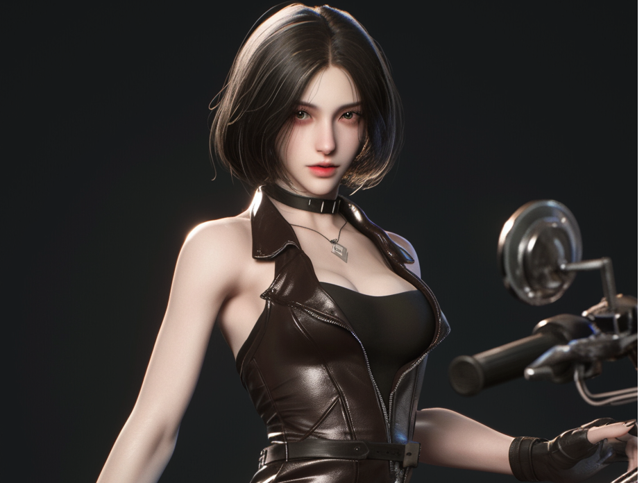 哈雷女孩_陈三生-站酷ZCOOL