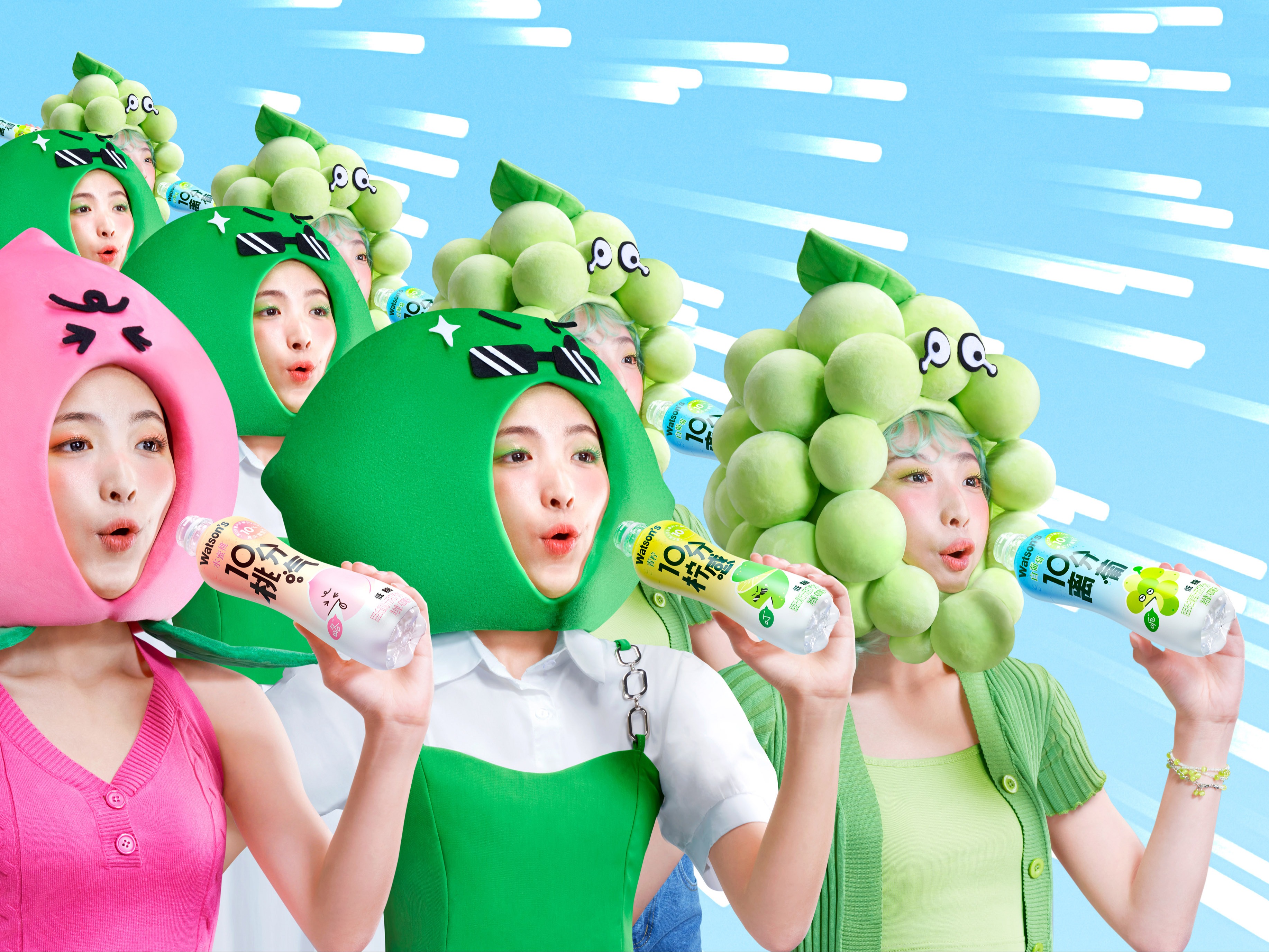 屈臣氏 - 10分桃气_像素坊ADIT-站酷ZCOOL