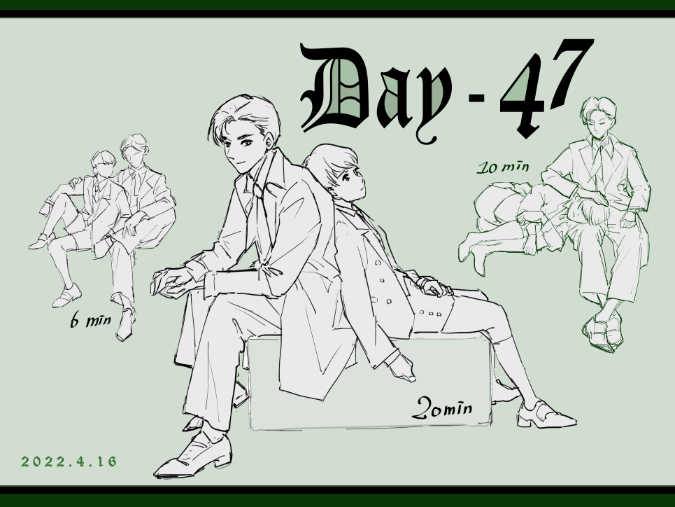 #速写60天挑战赛#DAY47@速写班长_寿司领带-站酷ZCOOL