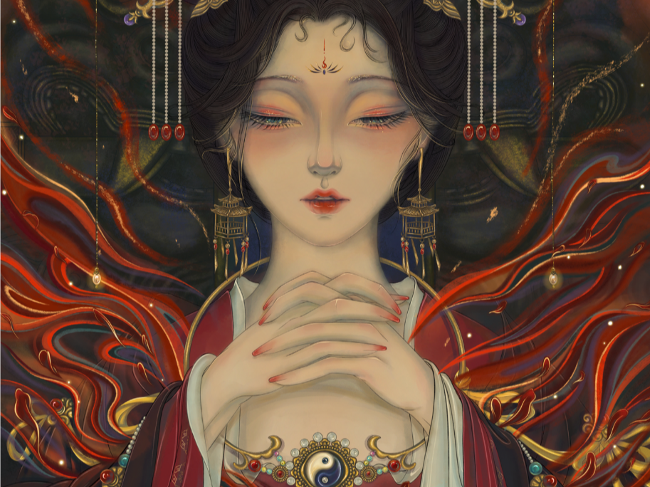 后土皇地衹——后土娘娘_四隅YU-站酷ZCOOL