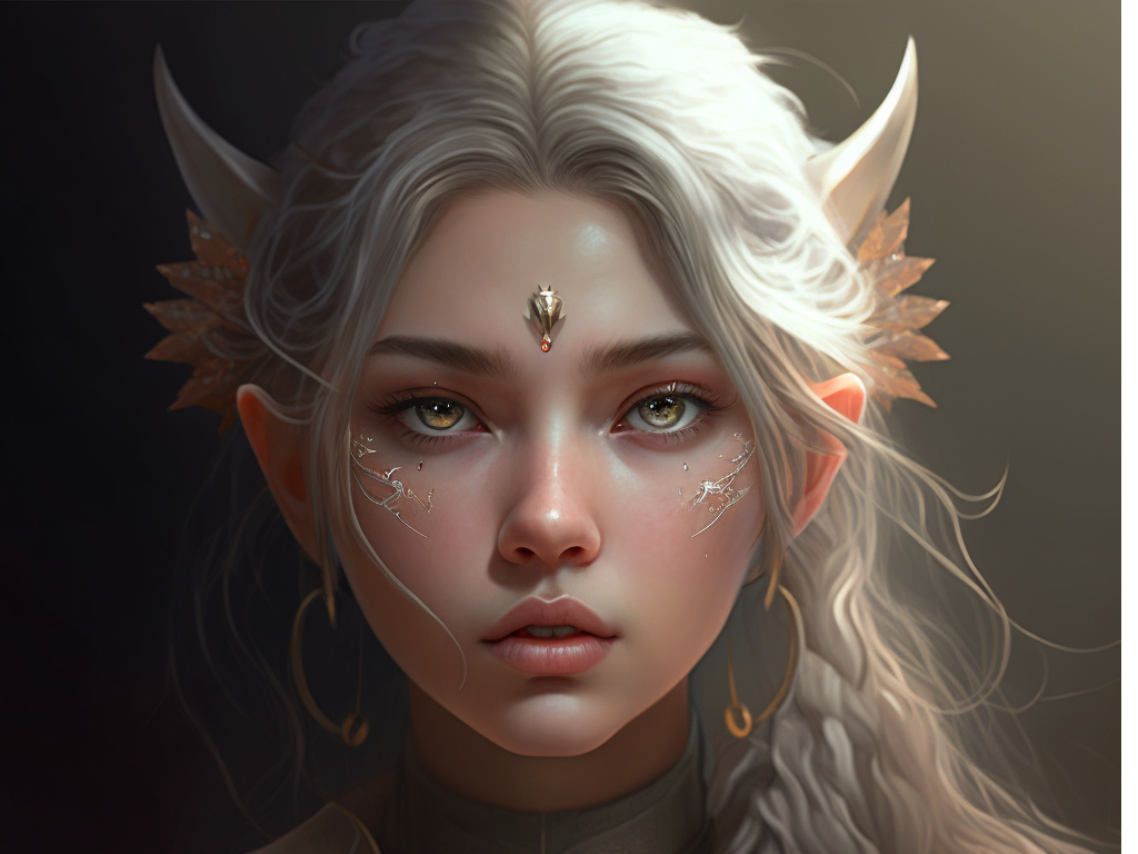 AI绘画-精灵_小鱼AI设计-站酷ZCOOL