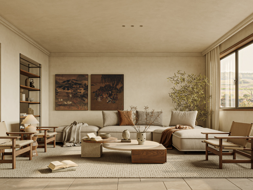 侘寂沙发背景来一组_是丽丽啊wink-站酷ZCOOL