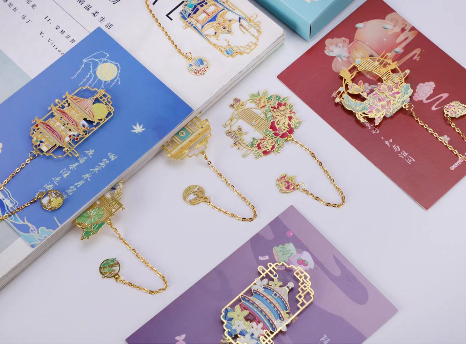 金属书签-国潮文创_天之湖-站酷ZCOOL