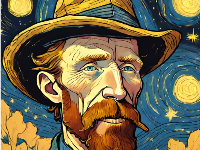 梵高_繁星_Kylam_Kai-站酷ZCOOL