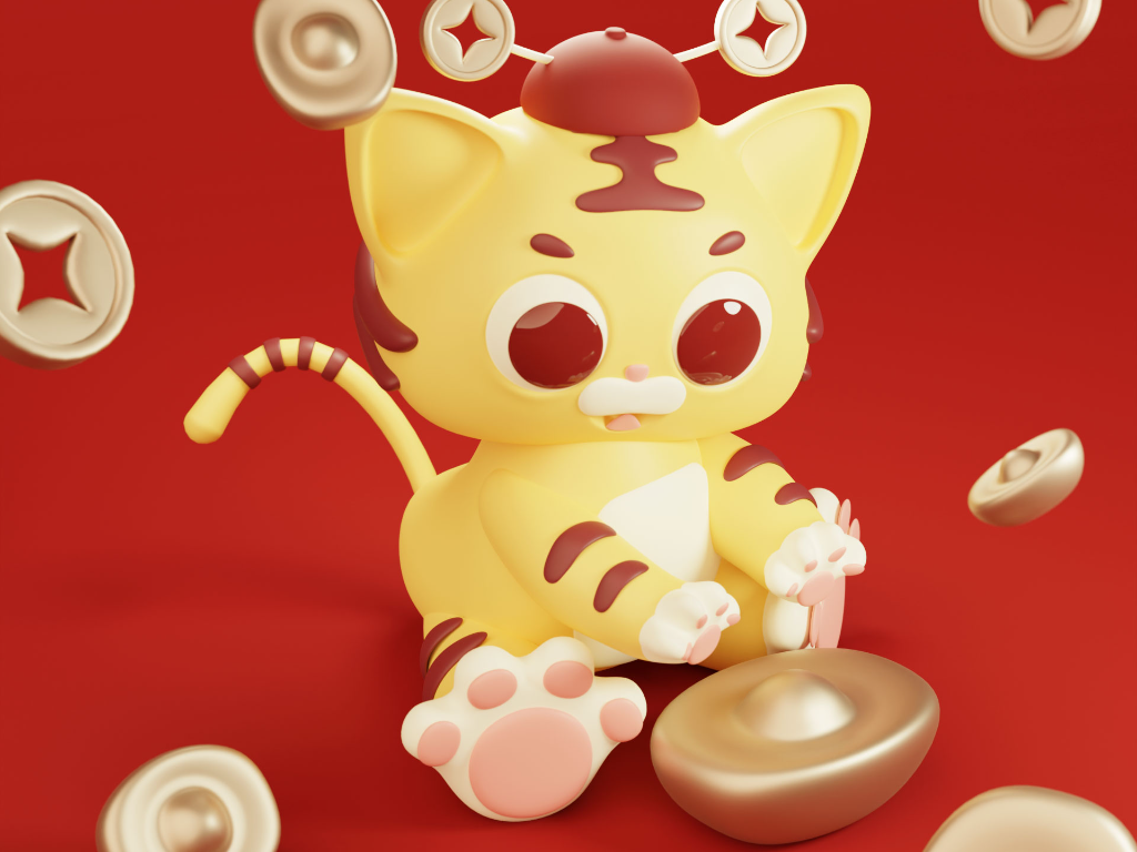 Blender日常练习-IP形象_TJSSSSSS-站酷ZCOOL