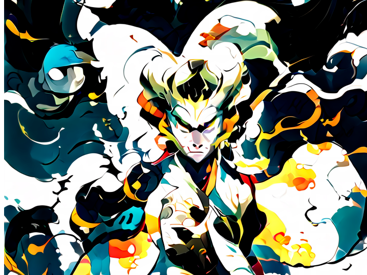 悟空 混沌 AI生成色彩概念稿_Patty_玫瑰不慌張-站酷ZCOOL