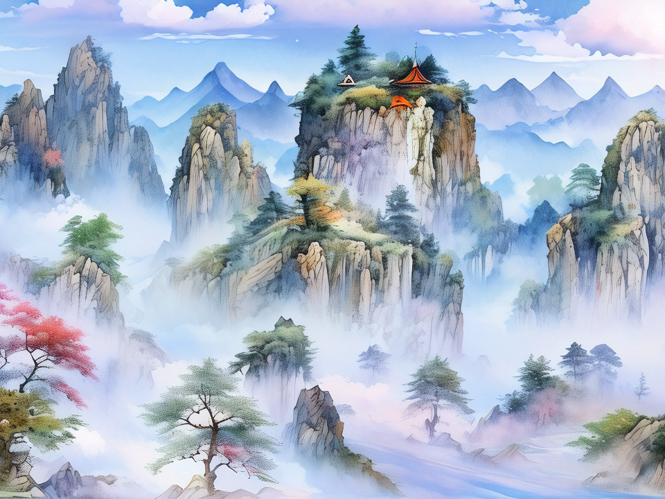 仙侠场景（二十一）_煜辰PandaMaster-站酷ZCOOL