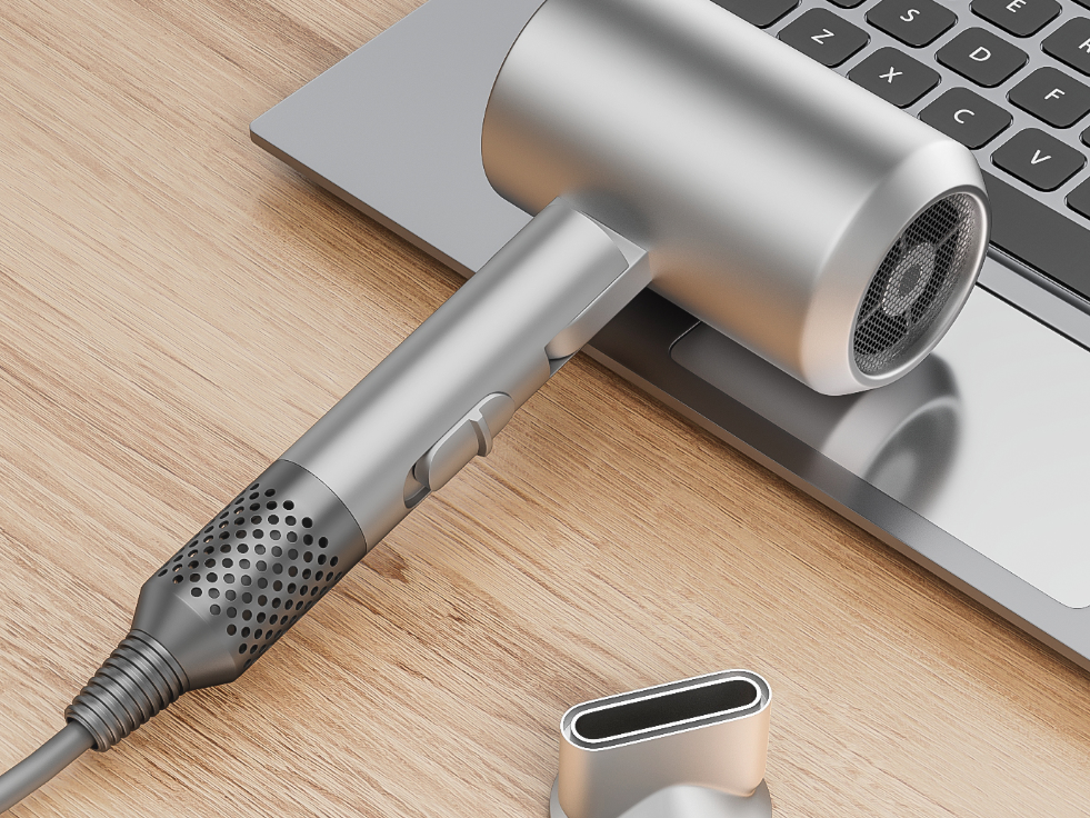 RS 05——吹风机建模+渲染_CC2号-站酷ZCOOL