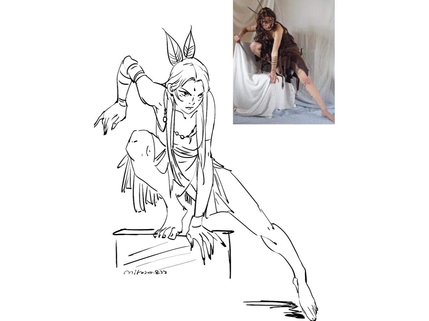 速写30天打卡 10_雪玲miko-站酷ZCOOL