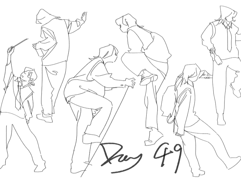 #速写60天挑战赛#day49@速写班长_清方凭凭凭-站酷ZCOOL