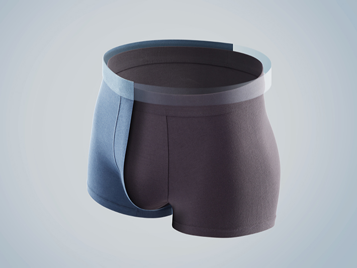 内裤 男士内裤 静物拍摄 内裤3D 剖面_康文斌-站酷ZCOOL