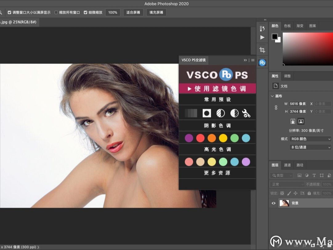 VSCO全滤镜一键调色PS插件676款 ps中的vsco全滤镜_mac开心-站酷ZCOOL