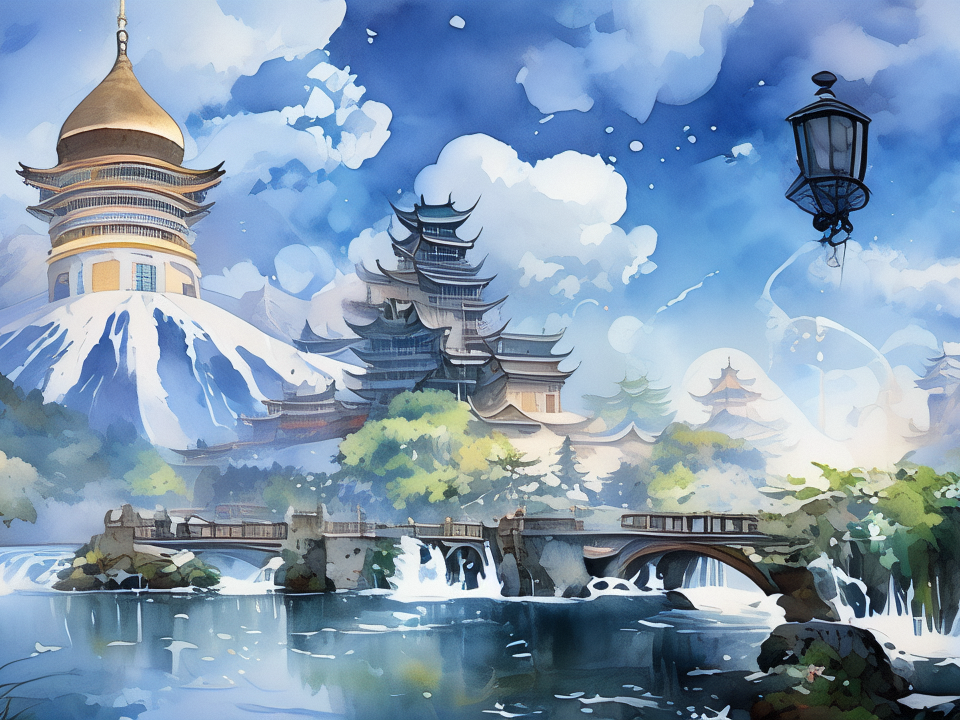 仙侠场景（一）_煜辰PandaMaster-站酷ZCOOL