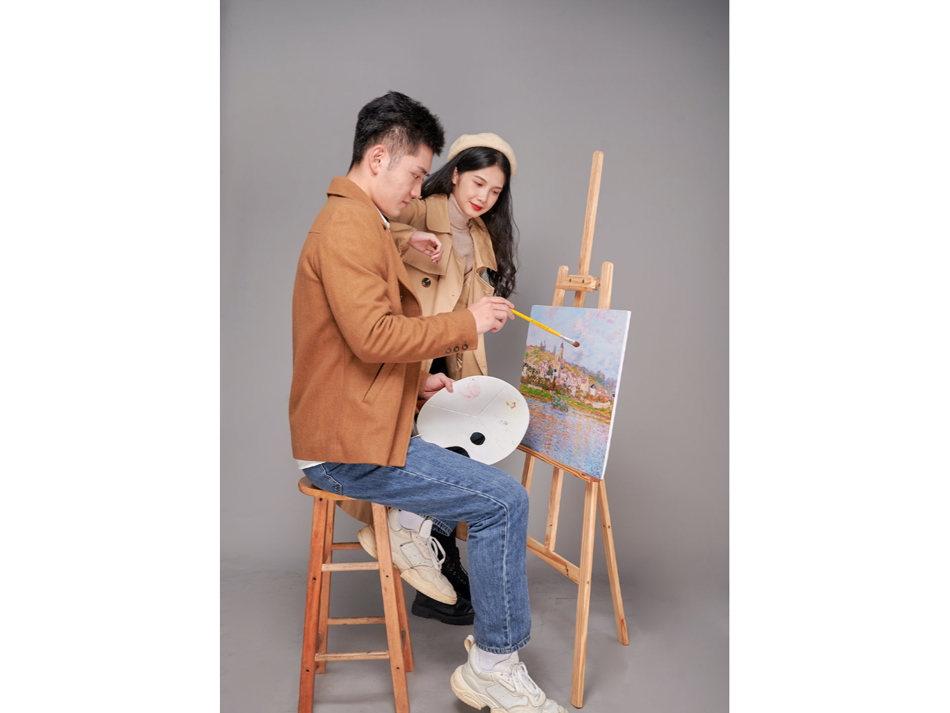 浪漫秋季情侣摄影图_J自在-站酷ZCOOL