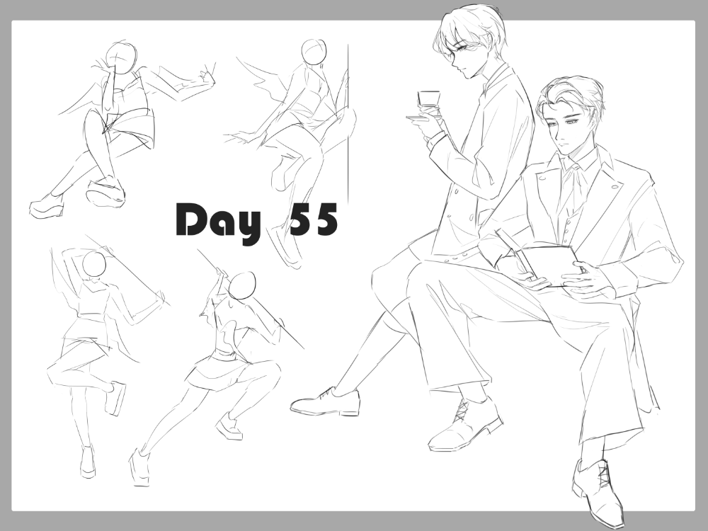 #速写60天挑战赛# Day55 @速写班长 _光城祭-站酷ZCOOL