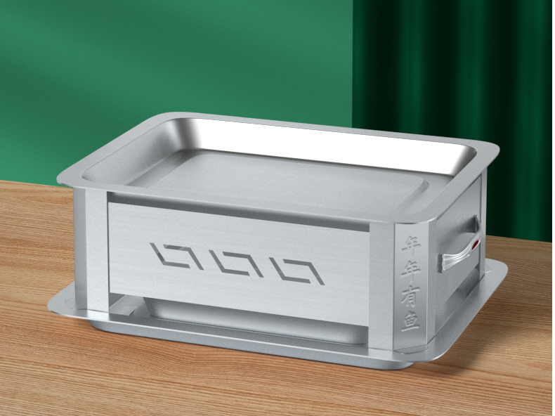 烤鱼盘C4D建模VR渲染_承象-站酷ZCOOL