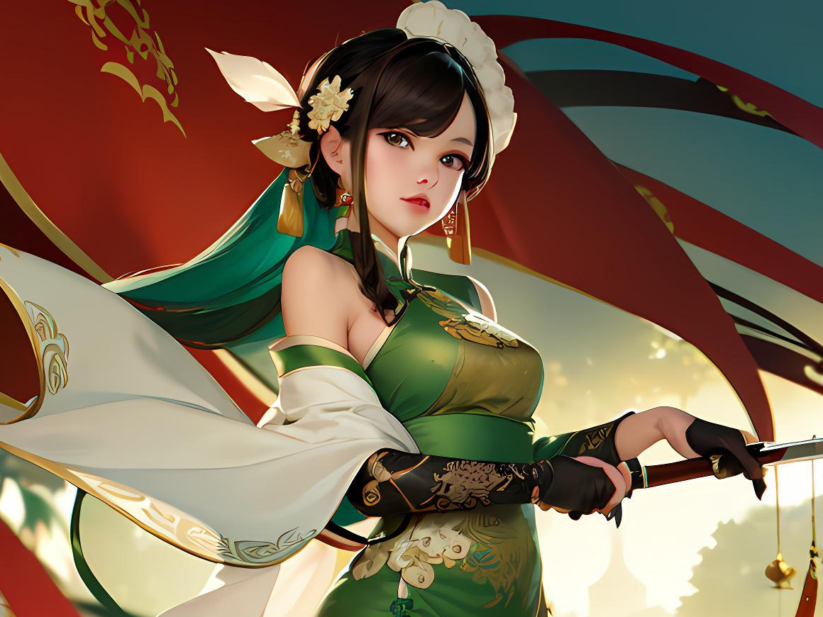 AI生成孙尚香_Ana米-站酷ZCOOL