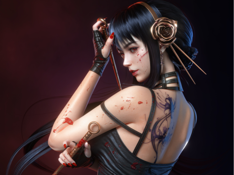 约尔同人3D建模，还原度怎么样呢_依古奈斯eugin-站酷ZCOOL