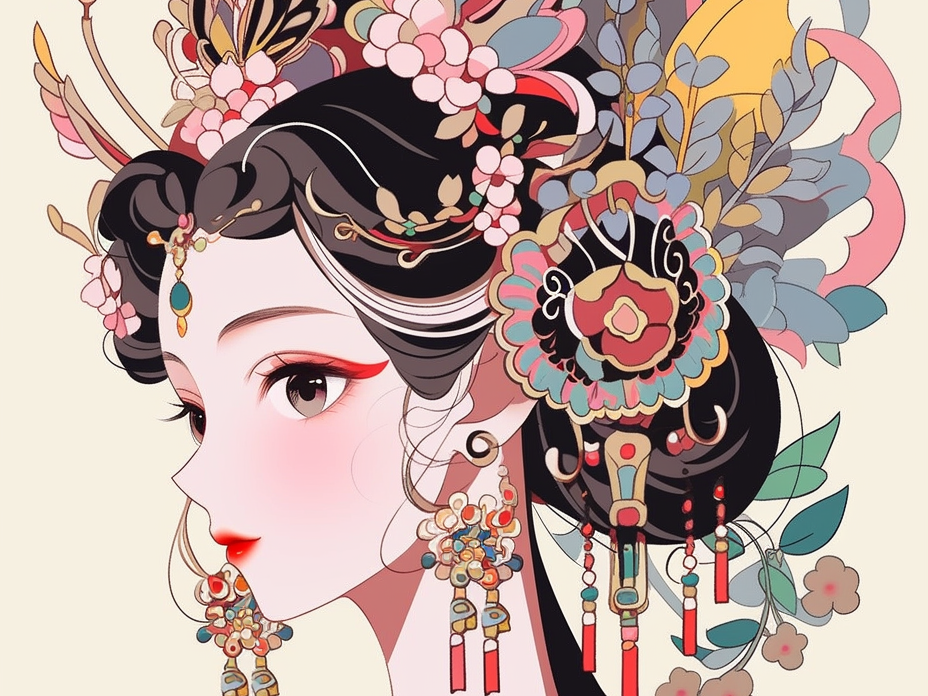 东方美人_不耳创意设计-站酷ZCOOL