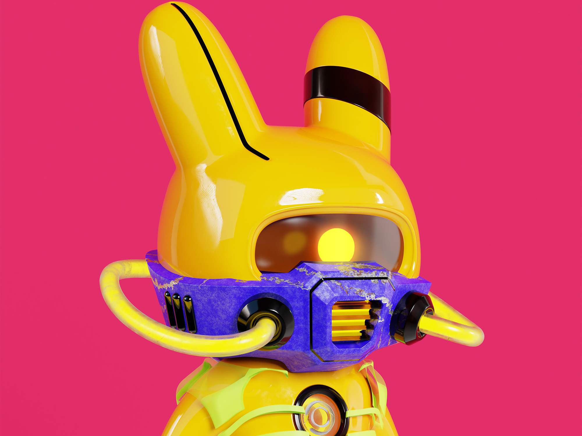 NFT-IP末世兔概念设计_我是你小强哥-站酷ZCOOL