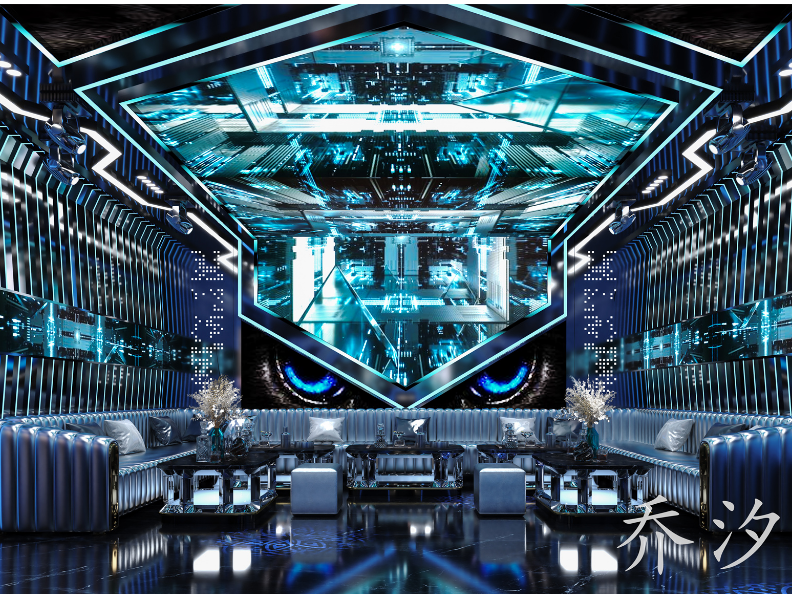科幻风KTV设计/动感炫酷空间_乔小汐-站酷ZCOOL