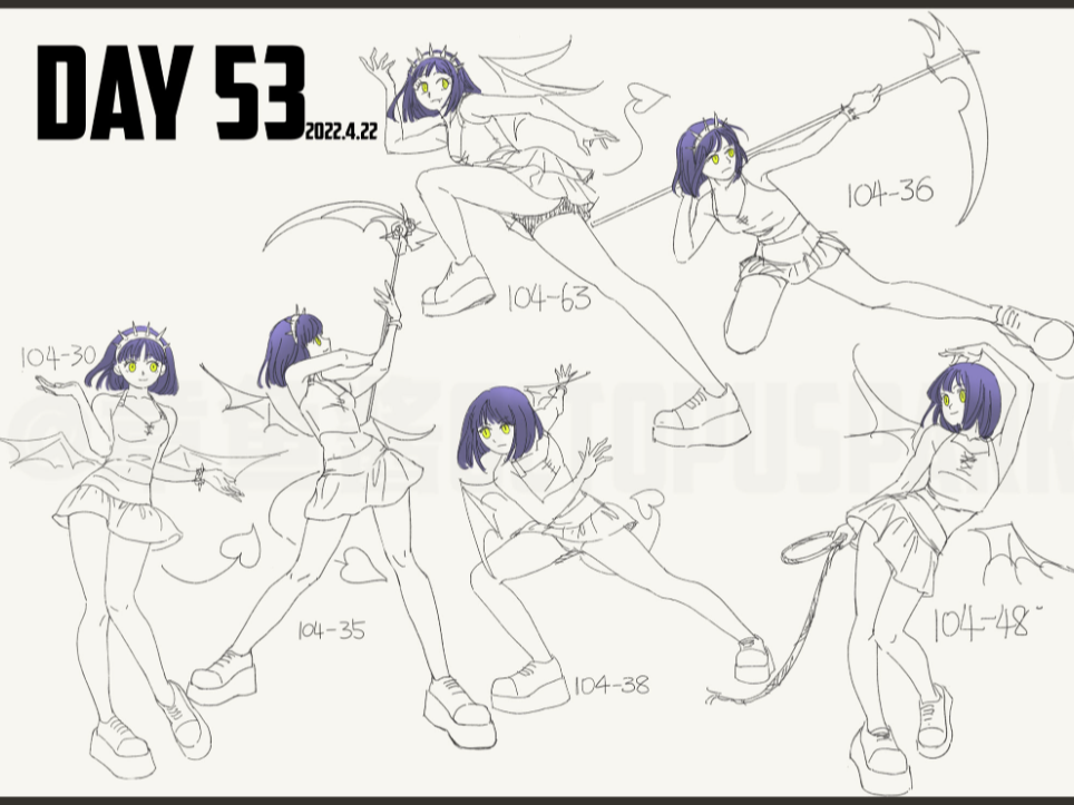 #速写60天挑战赛# Day53@速写班长_章鱼酱油-站酷ZCOOL