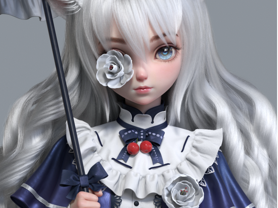 洛丽塔_温水猫-站酷ZCOOL