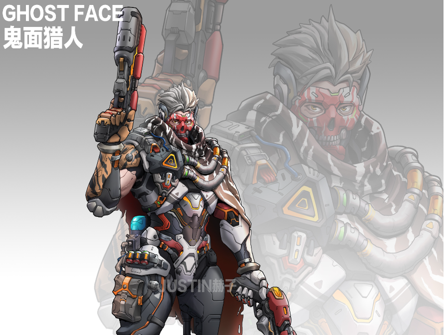 鬼面猎人_Justin赫子-站酷ZCOOL