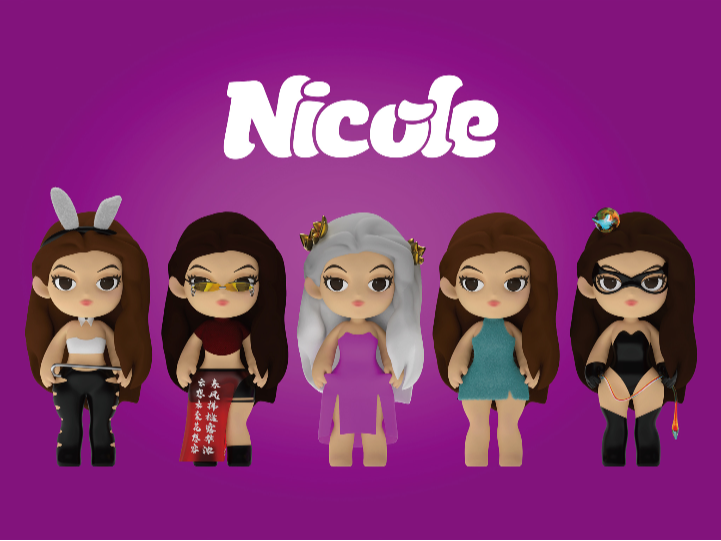 原创潮玩IP｜女性力量传播者Nicole女郎_啊佑啊佐-站酷ZCOOL