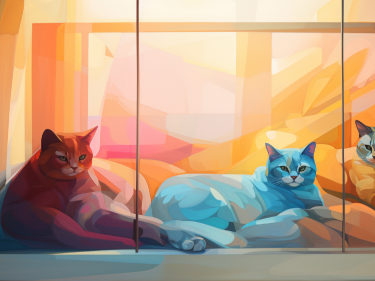 MJ-ai【插画猫咪系列】_阿纳托里-站酷ZCOOL