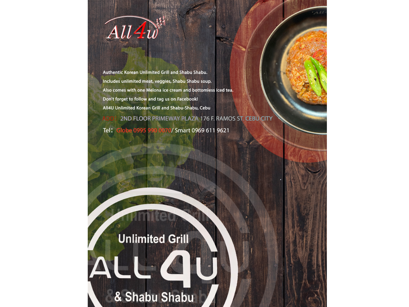 All4U 烤肉店 _今天耳机充电了吗-站酷ZCOOL