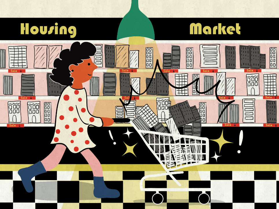 Personl project-Housing market rebound_elmayuuuart-站酷ZCOOL