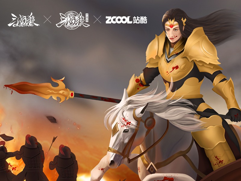 三国杀- 赵云 黄金甲_秋天_Q-站酷ZCOOL