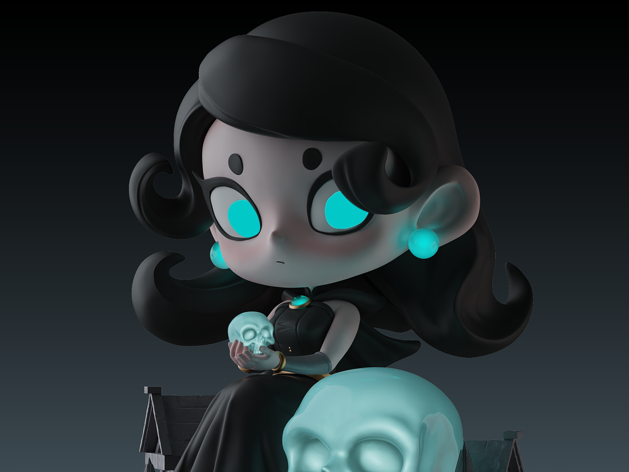 死灵少女_付优秀FFF-站酷ZCOOL