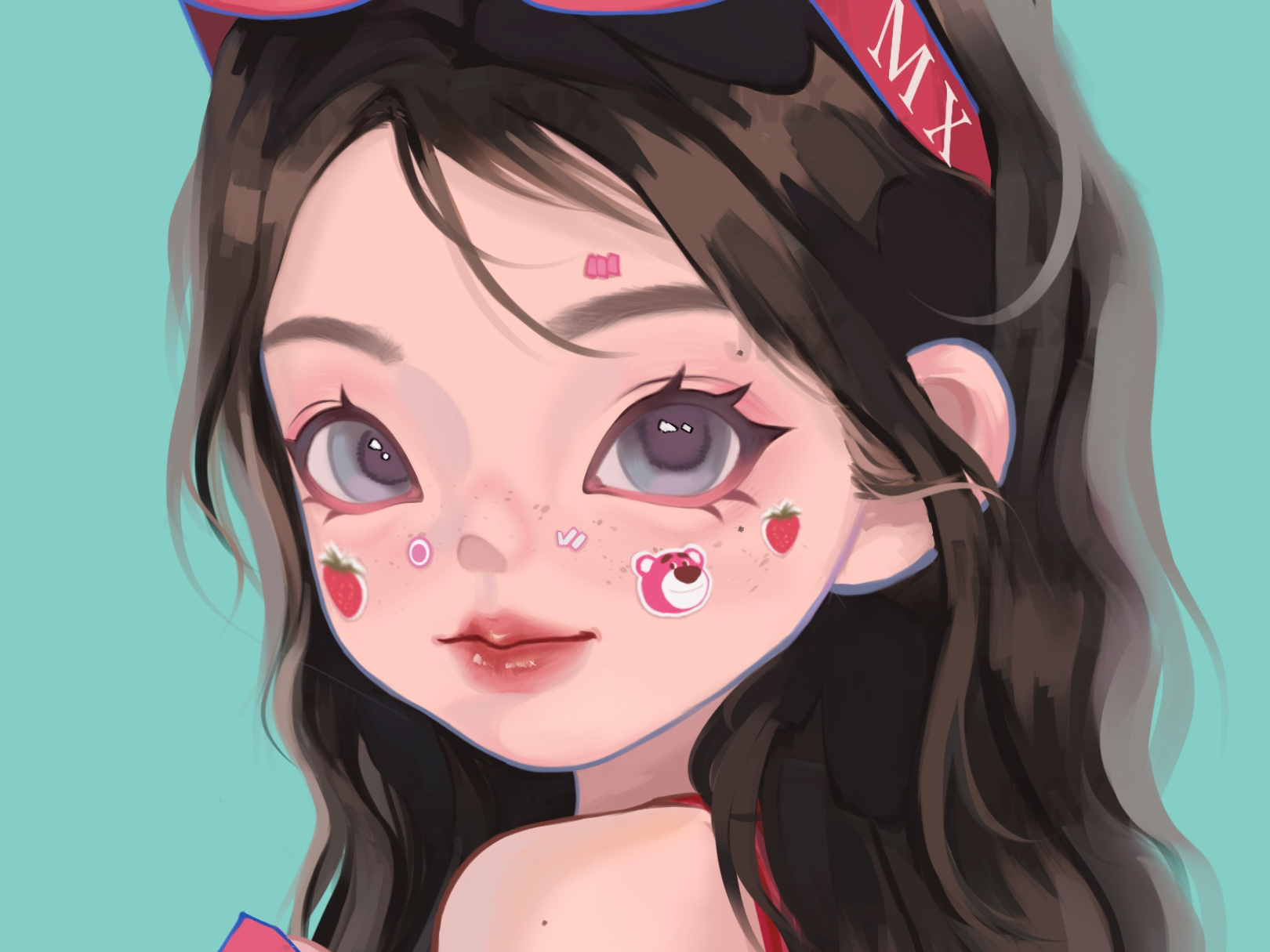 卡通半厚涂｜可爱头像_哈哈啵Jmx-站酷ZCOOL