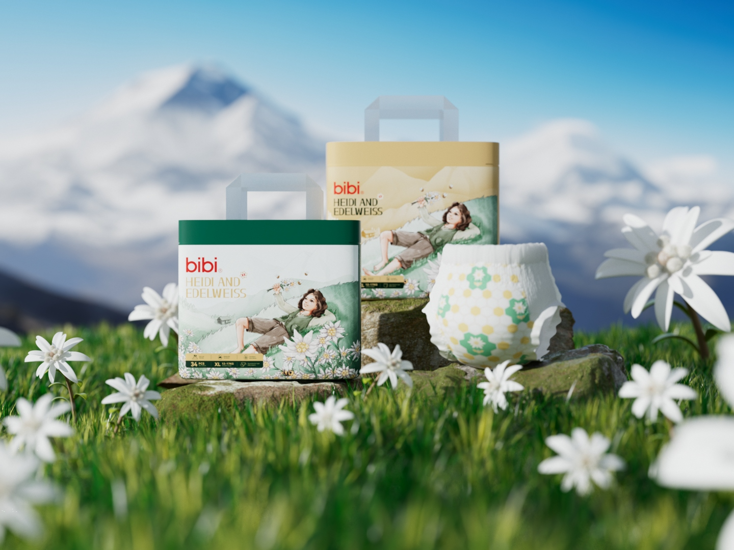 【bibi纸尿裤】产品动画 _虾虾浓汤宝-站酷ZCOOL