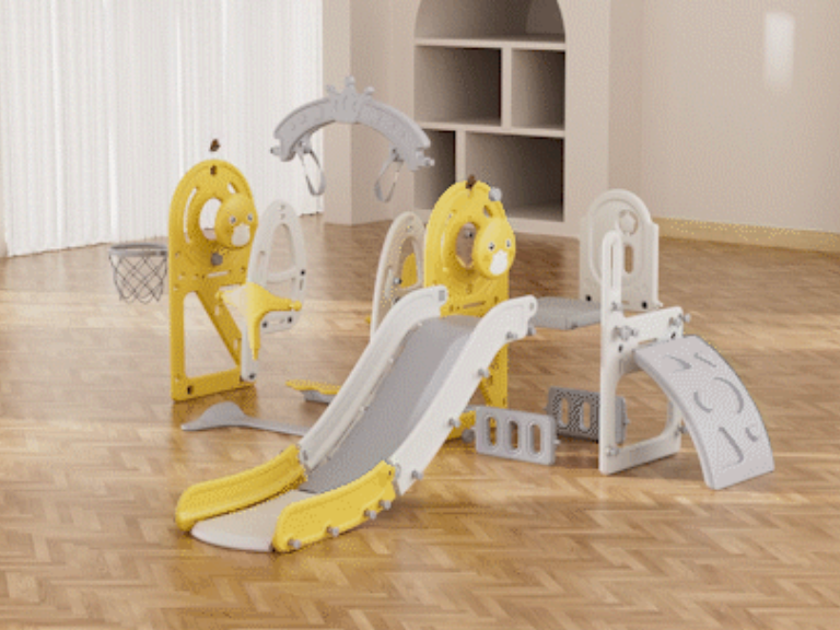 Cute Duck Slide & Swing_OUQINHUI-站酷ZCOOL