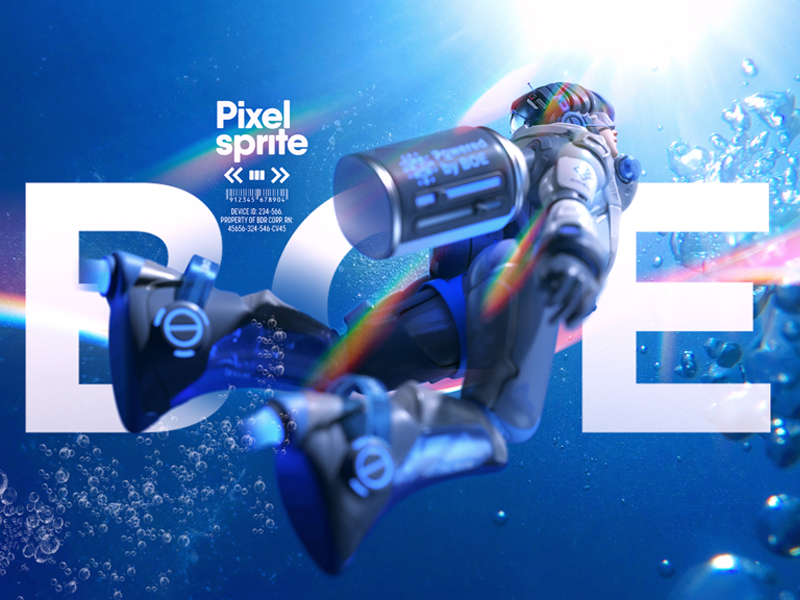 [BOE x 士气] 像素精灵SUSU_小田仙人-站酷ZCOOL