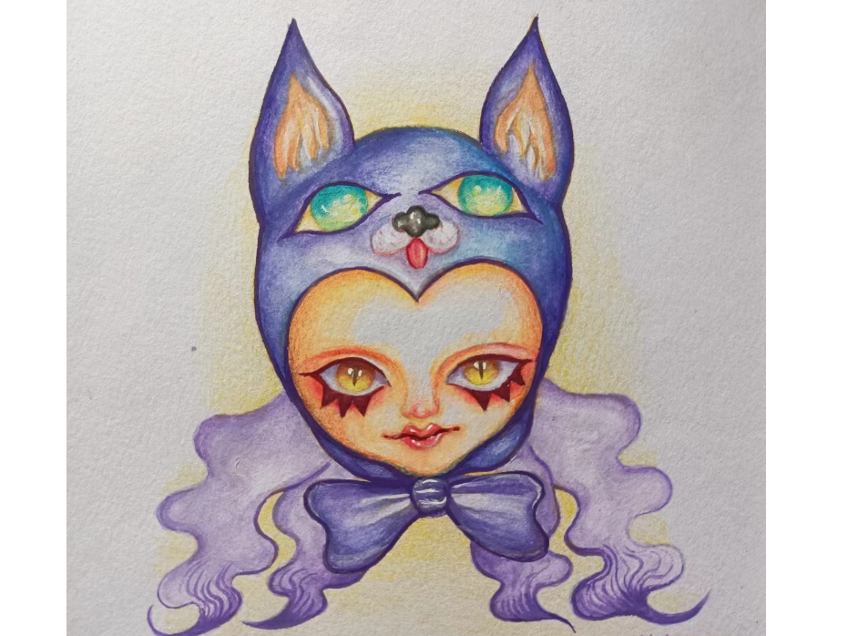 猫女× 水彩手绘 | NMS_NMS南木生-站酷ZCOOL