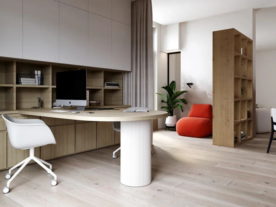 110㎡极简私人公寓，简单又撩人_去装网-站酷ZCOOL