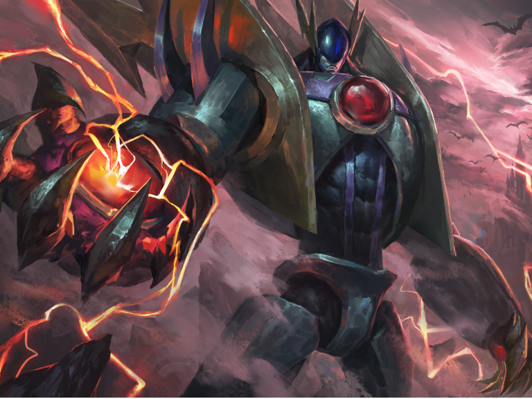 【游戏王GX同人】E-HERO雷电巨魔_CANY10086-站酷ZCOOL