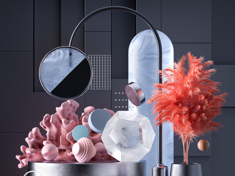 #WOW C4D场景练习_Libre丶-站酷ZCOOL