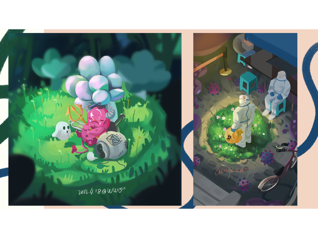 插画练习作品_米粒儿Mila-站酷ZCOOL