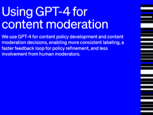 ChatGPT当审核员！GPT-4新增审核功能，自动识别非法信息等_AIGC开放社区-站酷ZCOOL