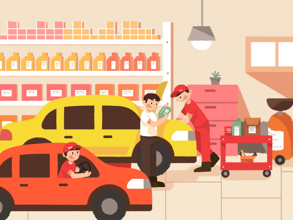 汽车店_金语明-站酷ZCOOL