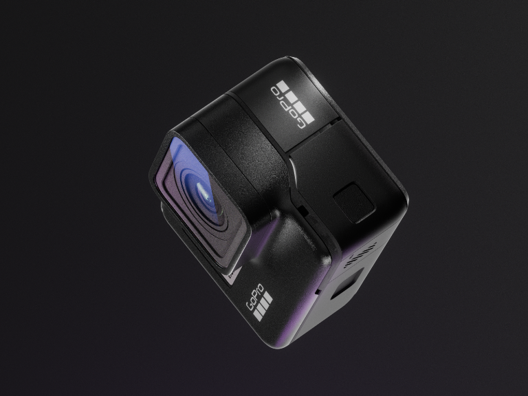 Gopro产品渲染_qp蜻蜓-站酷ZCOOL