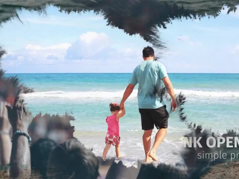 PR模板 | 简单墨水效果动态动画标志介绍综艺广告活动_猿文件网官方账号-站酷ZCOOL