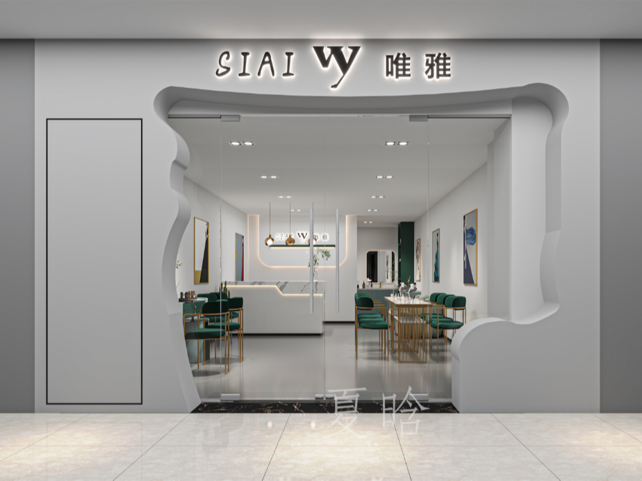 美甲店装修设计_夏晗12-站酷ZCOOL