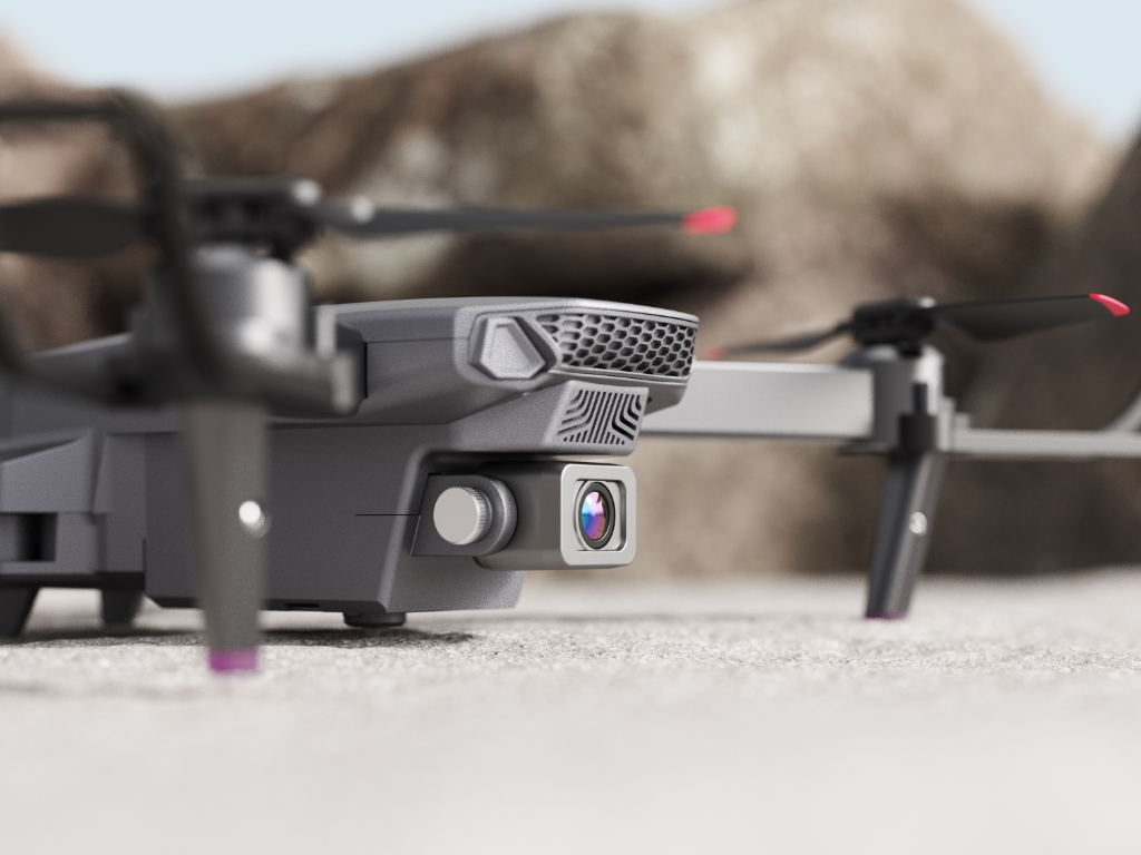 感应四轴可折叠无人机_是LEO不是CEO-站酷ZCOOL