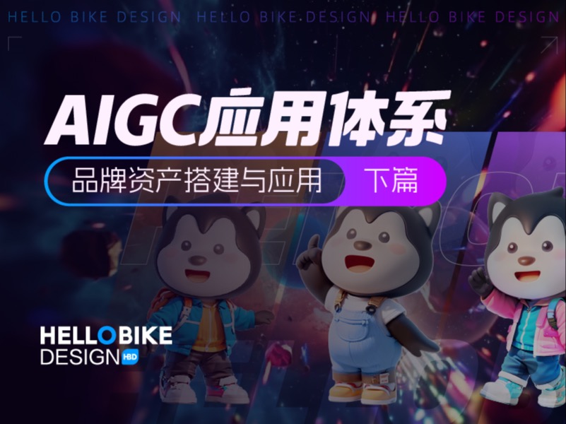 AIGC应用体系-品牌AI资产搭建与应用_哈啰骑行UED-站酷ZCOOL